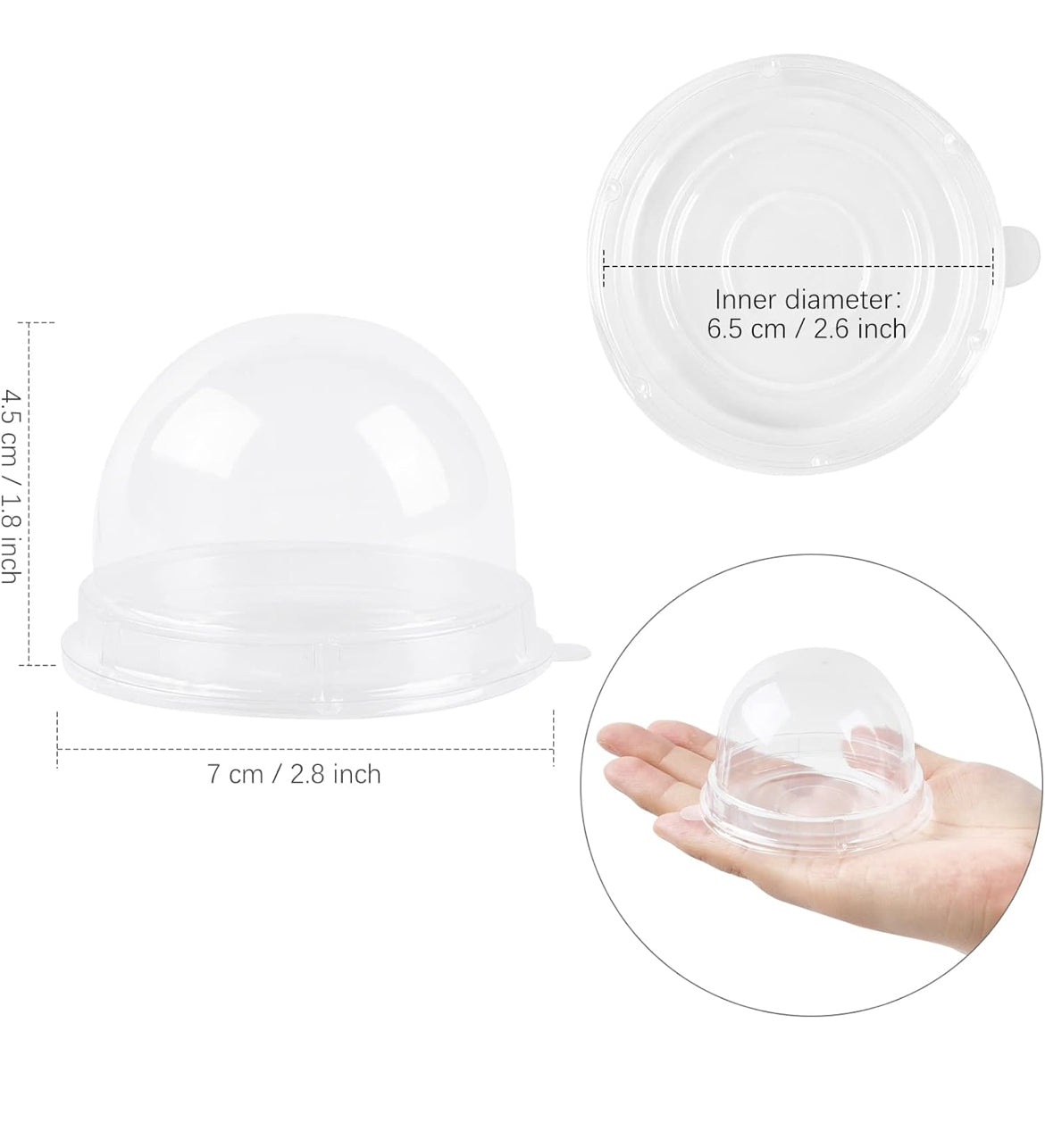 Dome containers